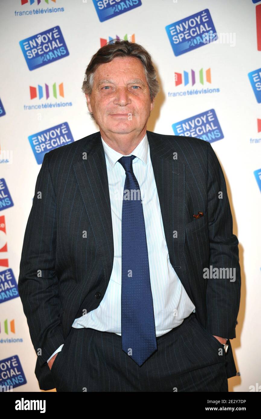 Patrice Duhamel arriving for the 20th anniversary party of France 2 TV ...