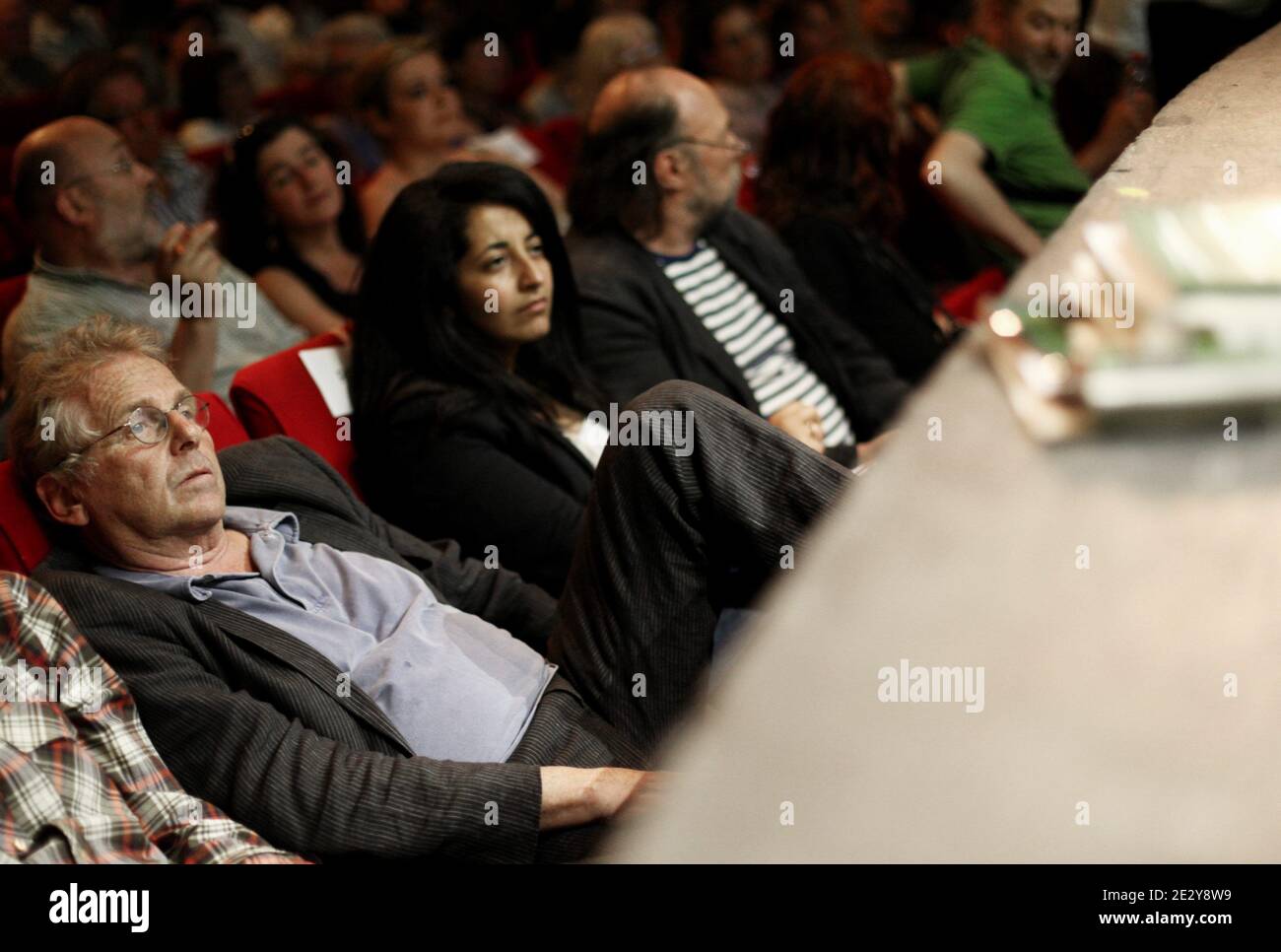 "Europe Ecologie leader, Daniel Cohn-Bendit and European deputy, Karima ...