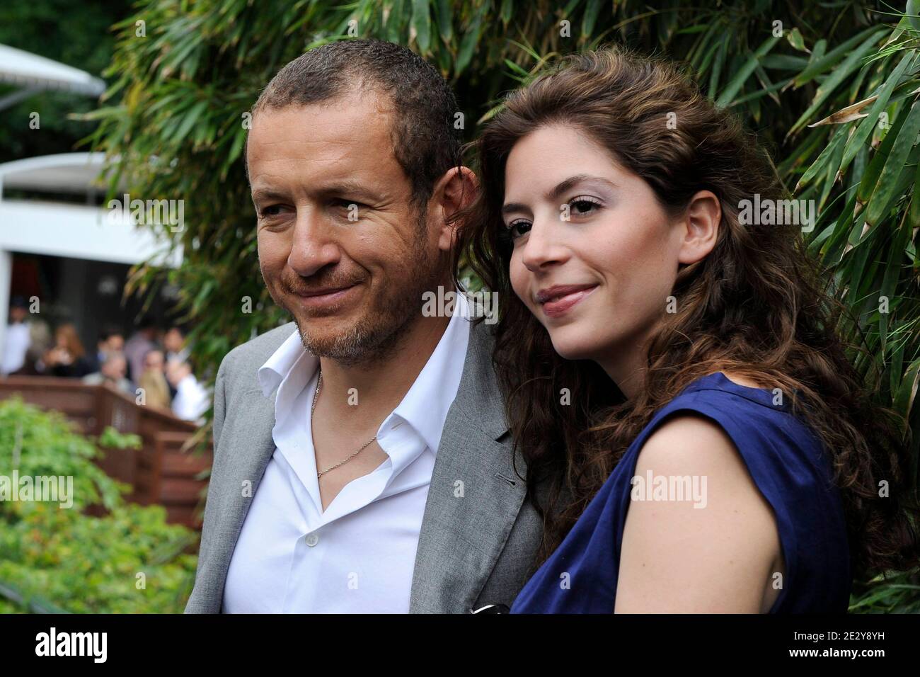 Dany Boon and Wife Yael in the 'Village' before the French Tennis Open ...