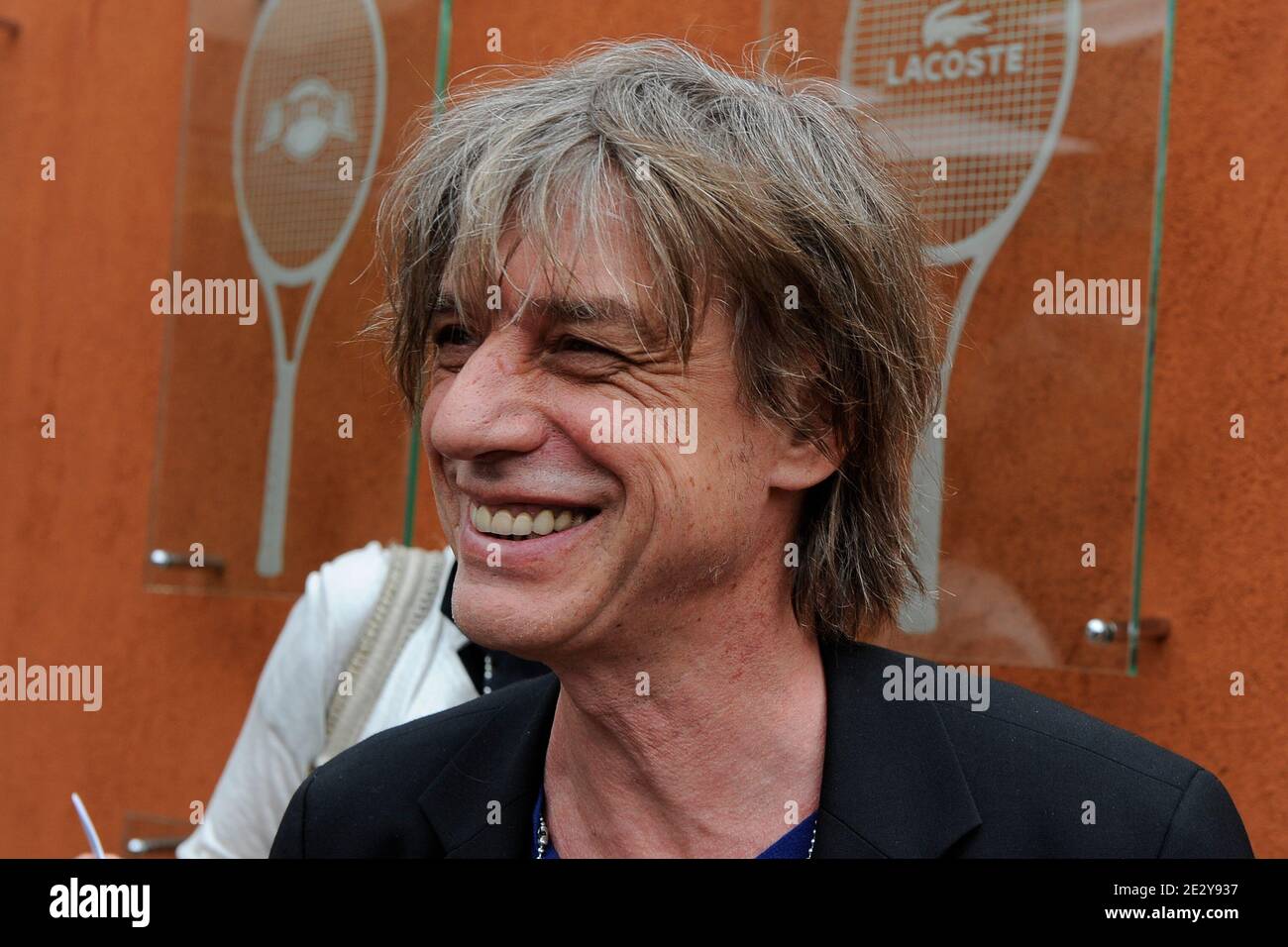 Jean-Louis Aubert in the 'Village' before the French Tennis Open 2010 ...