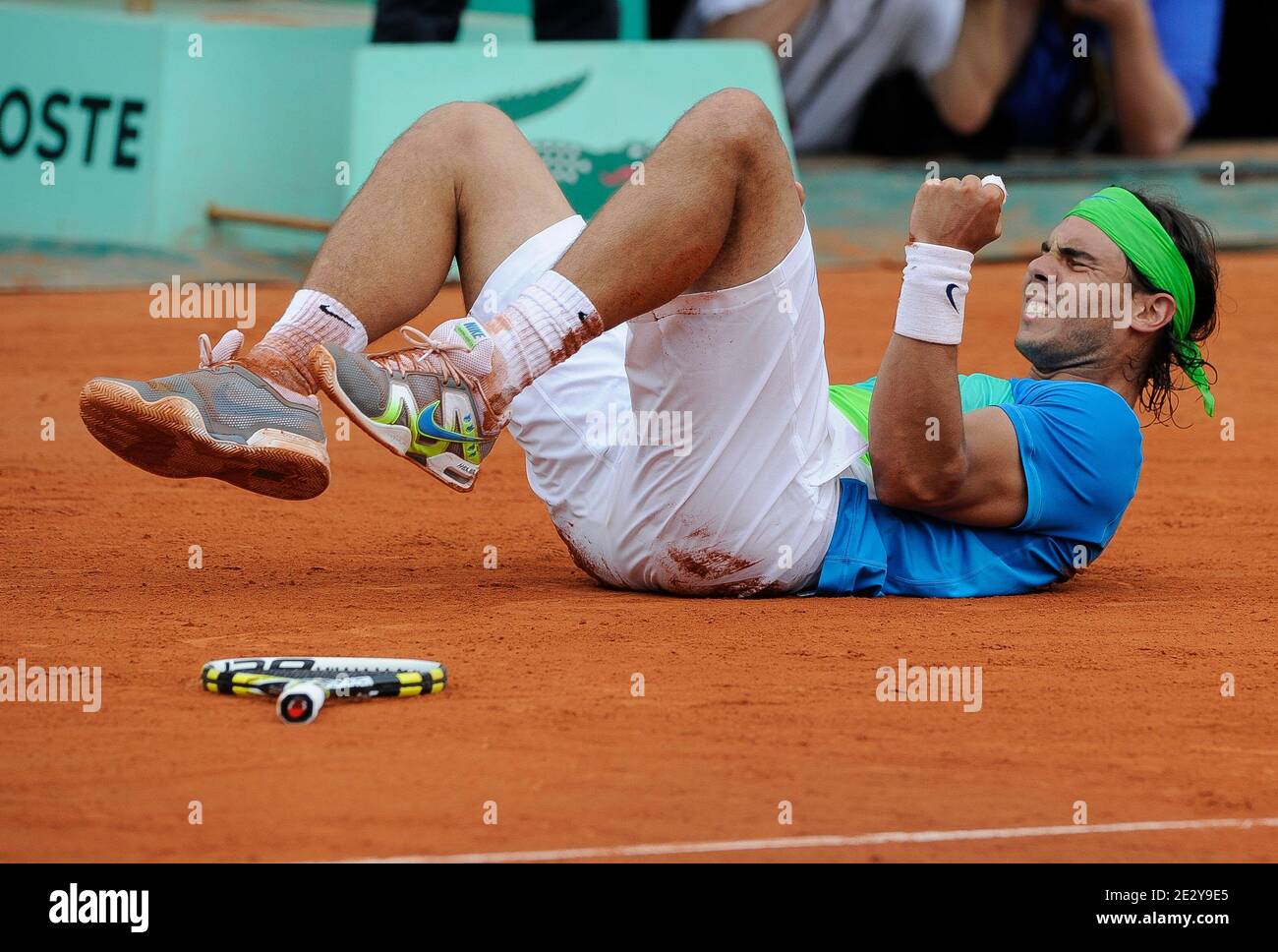 Spain's Rafael Nadal defeats Sweden's Robin Soderling 6-4, 6-2, 6-4 and ...