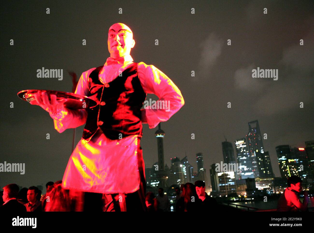 Atmosphere at the Red Bar in Shanghai, China, on May 13th, 2010. Photo ...