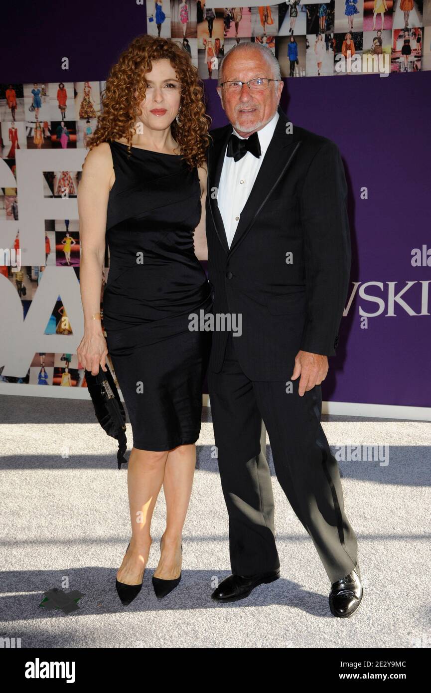 Bernadette Peters and CFDA President Stan Herman arriving for the 2010 ...