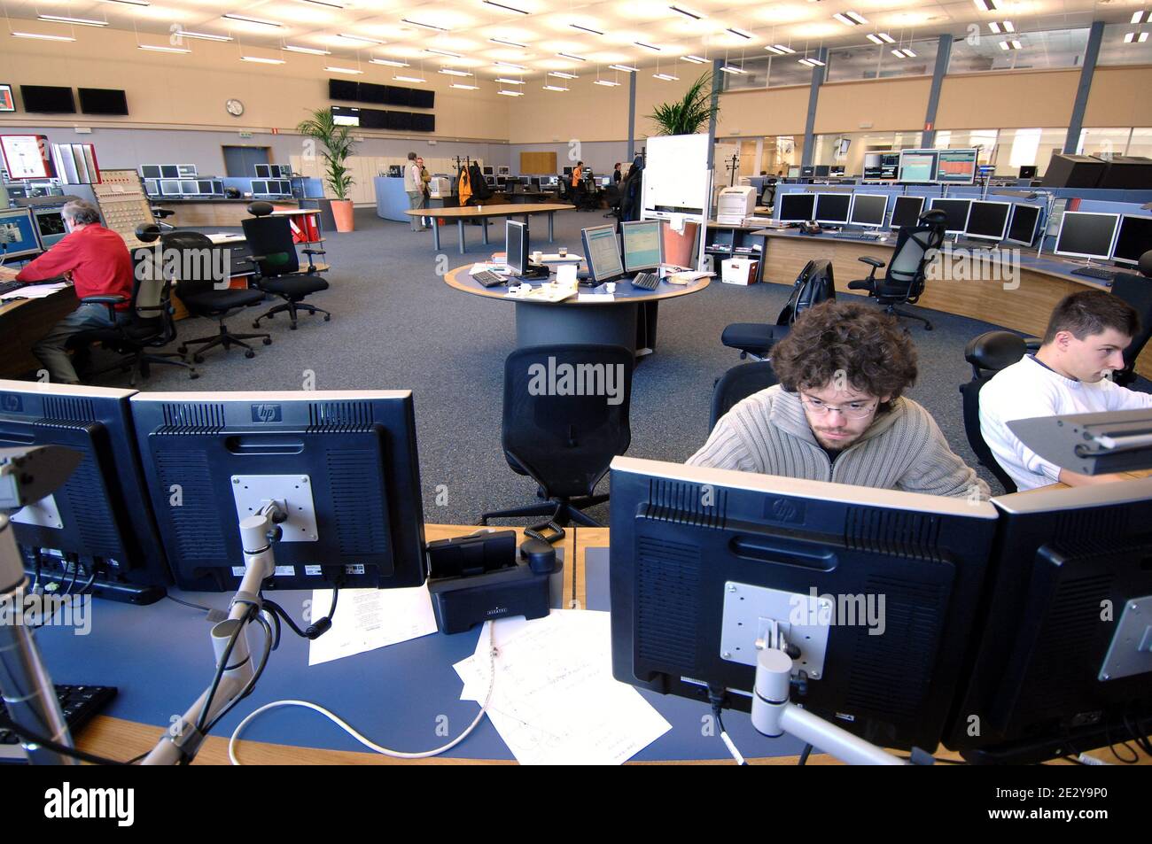 Cern control room hi-res stock photography and images - Alamy