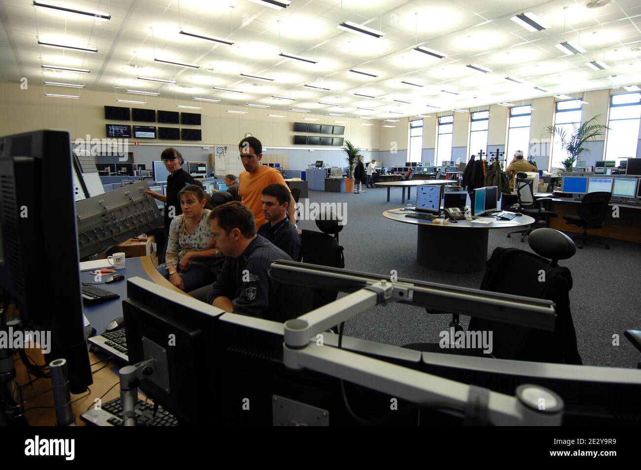 Cern control room hi-res stock photography and images - Alamy