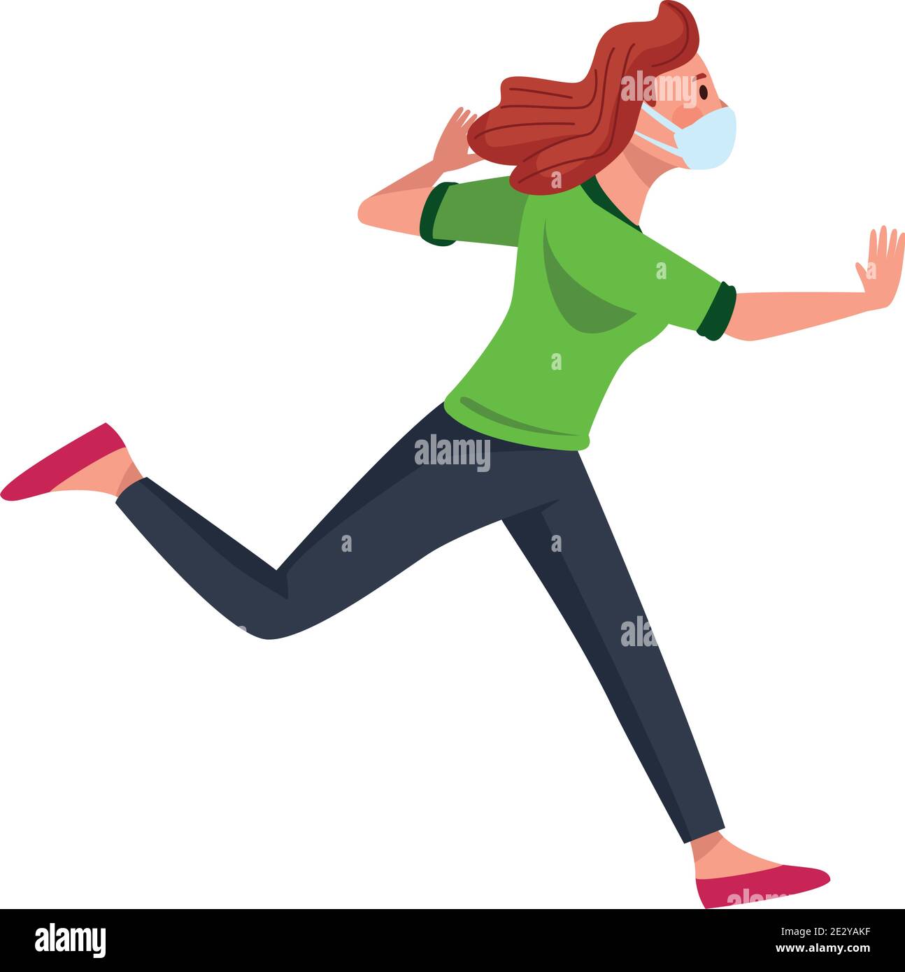 Sick runner Stock Vector Images - Alamy