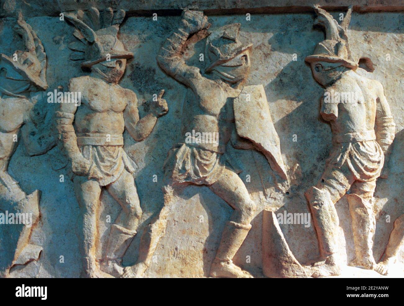 Roman relief gladiators hi-res stock photography and images - Alamy