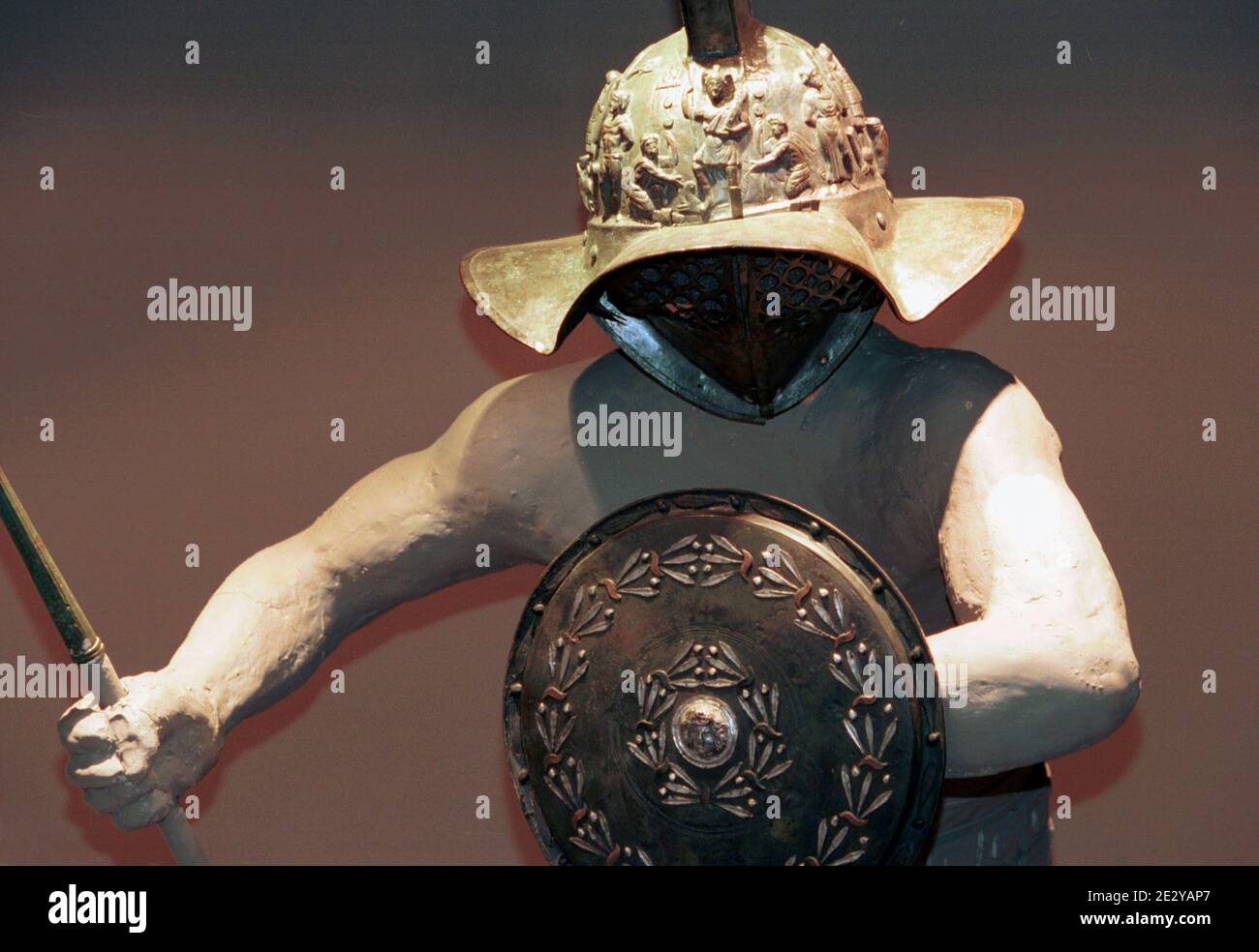 Exclusive. The gladiators's museum in the Colosseum in Rome, Italy on ...