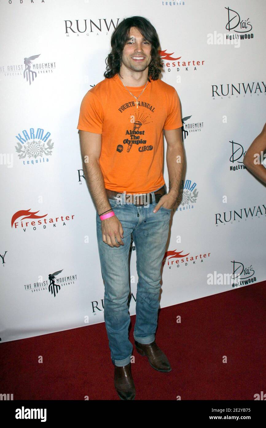 Justin Gaston arriving for Runway Magazine presents the Summer 2010 ...