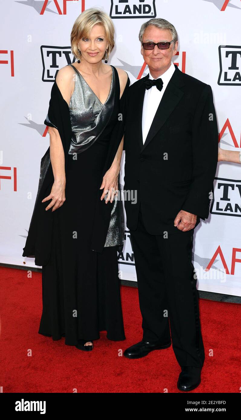 Diane Sawyer and Mike Nichols attend the 38th AFI Life Achievement ...