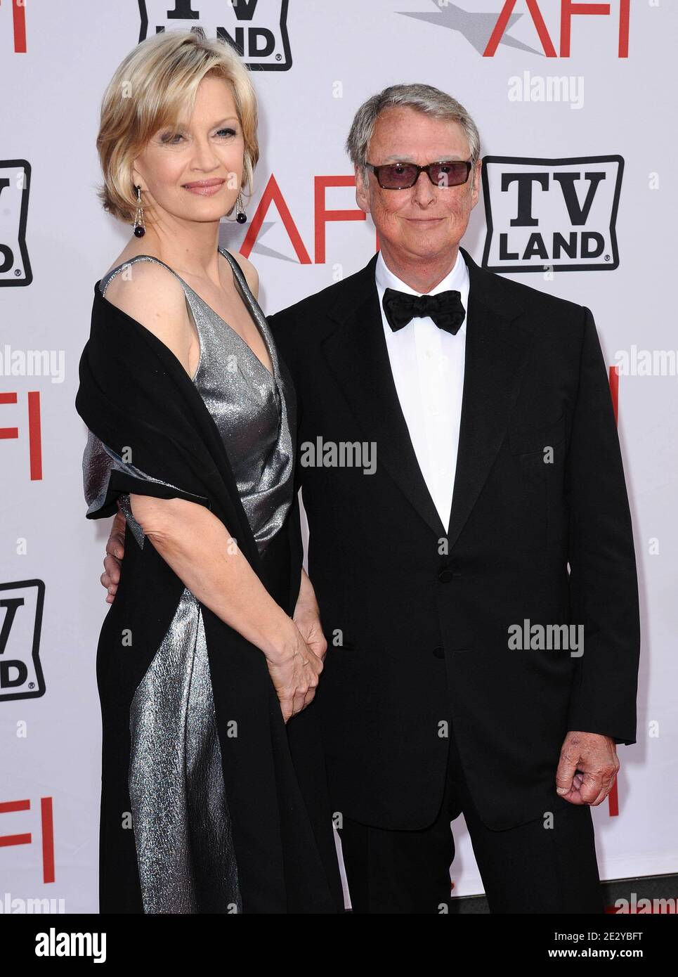 Diane Sawyer and Mike Nichols attend the 38th AFI Life Achievement ...