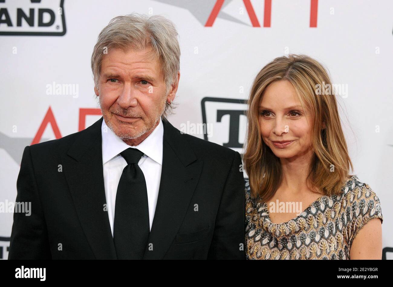 Harrison Ford and Calista Flockhart attend the 38th AFI Life ...