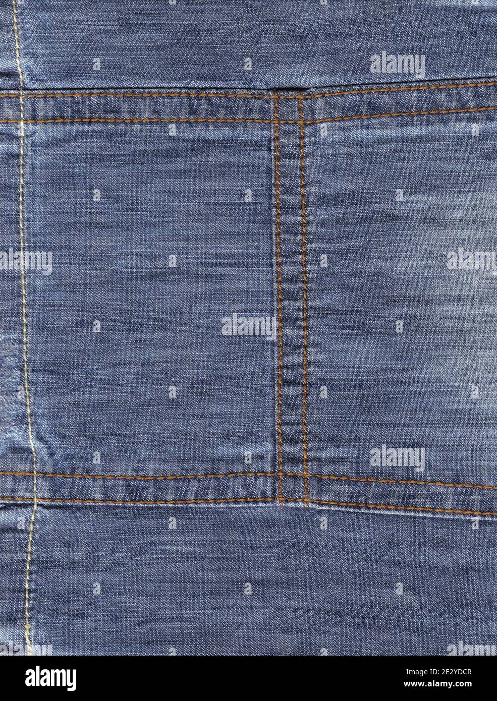 Jeans design.Grunge jeans pattern with seams Stock Photo - Alamy