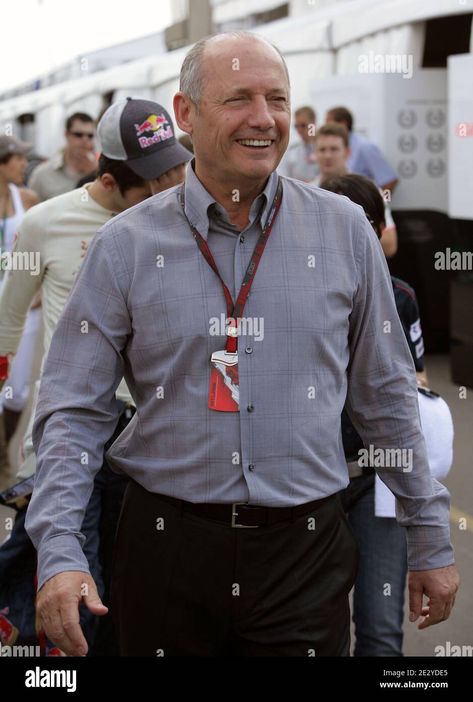 Ron Dennis in the paddock for the Canadian Formula One Grand Prix at ...
