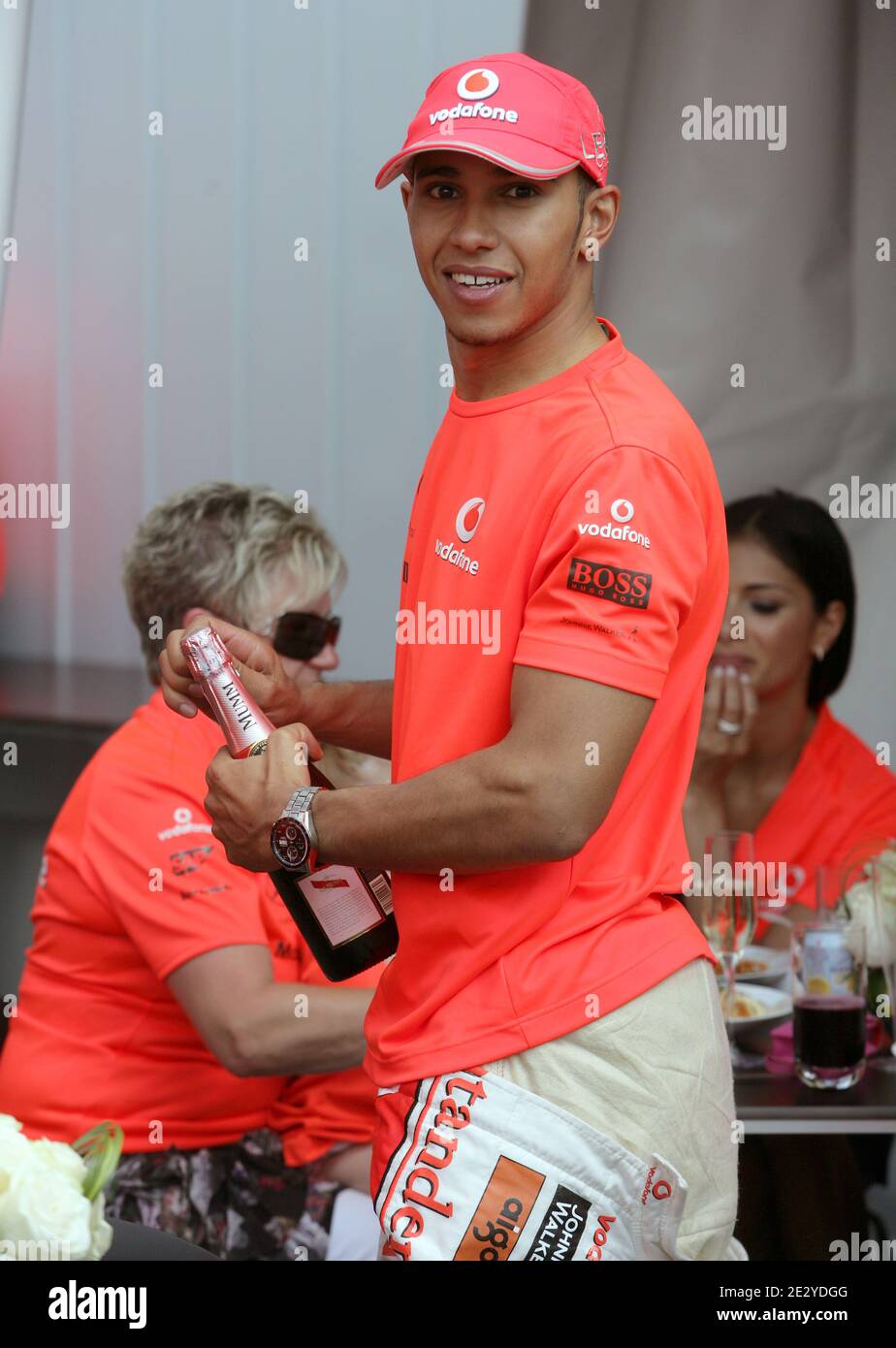 Lewis Hamilton in the paddock after the Canadian Formula One Grand Prix ...