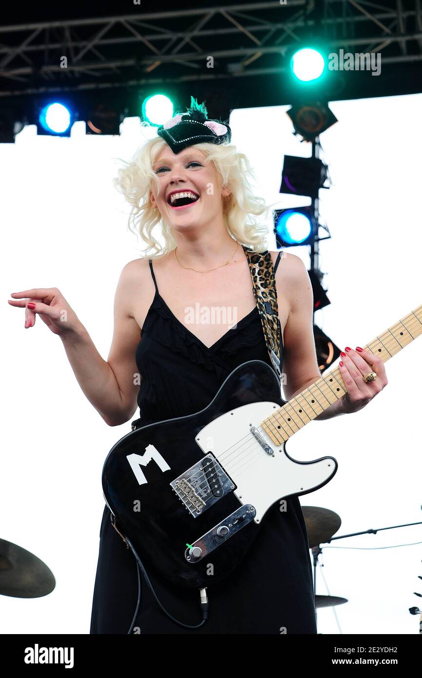 Australian pop singer Micky Green performs in concert during the Prix ...