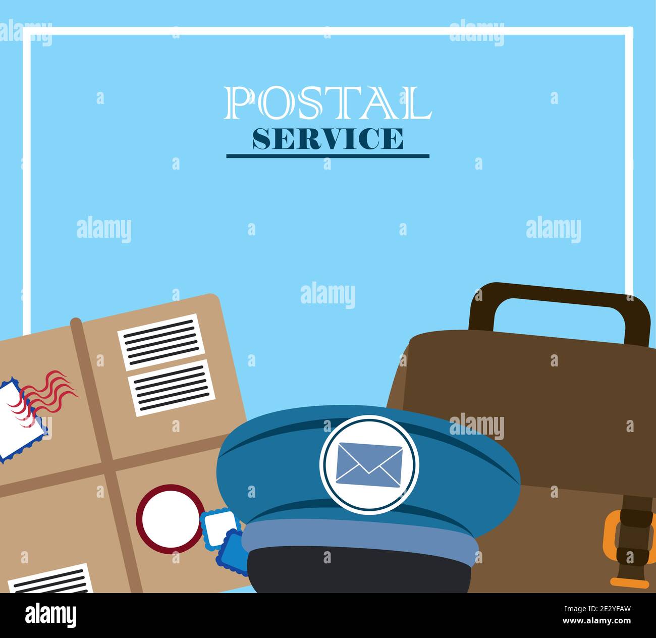 Postal bag Stock Vector Images - Alamy