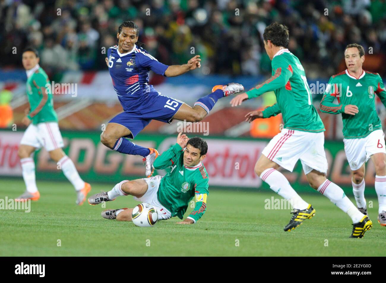 France's Florent Malouda during the 2010 FIFA World Cup South Africa ...