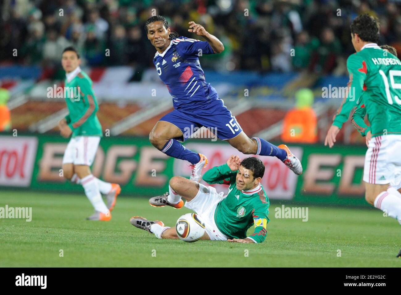 France's Florent Malouda during the 2010 FIFA World Cup South Africa ...