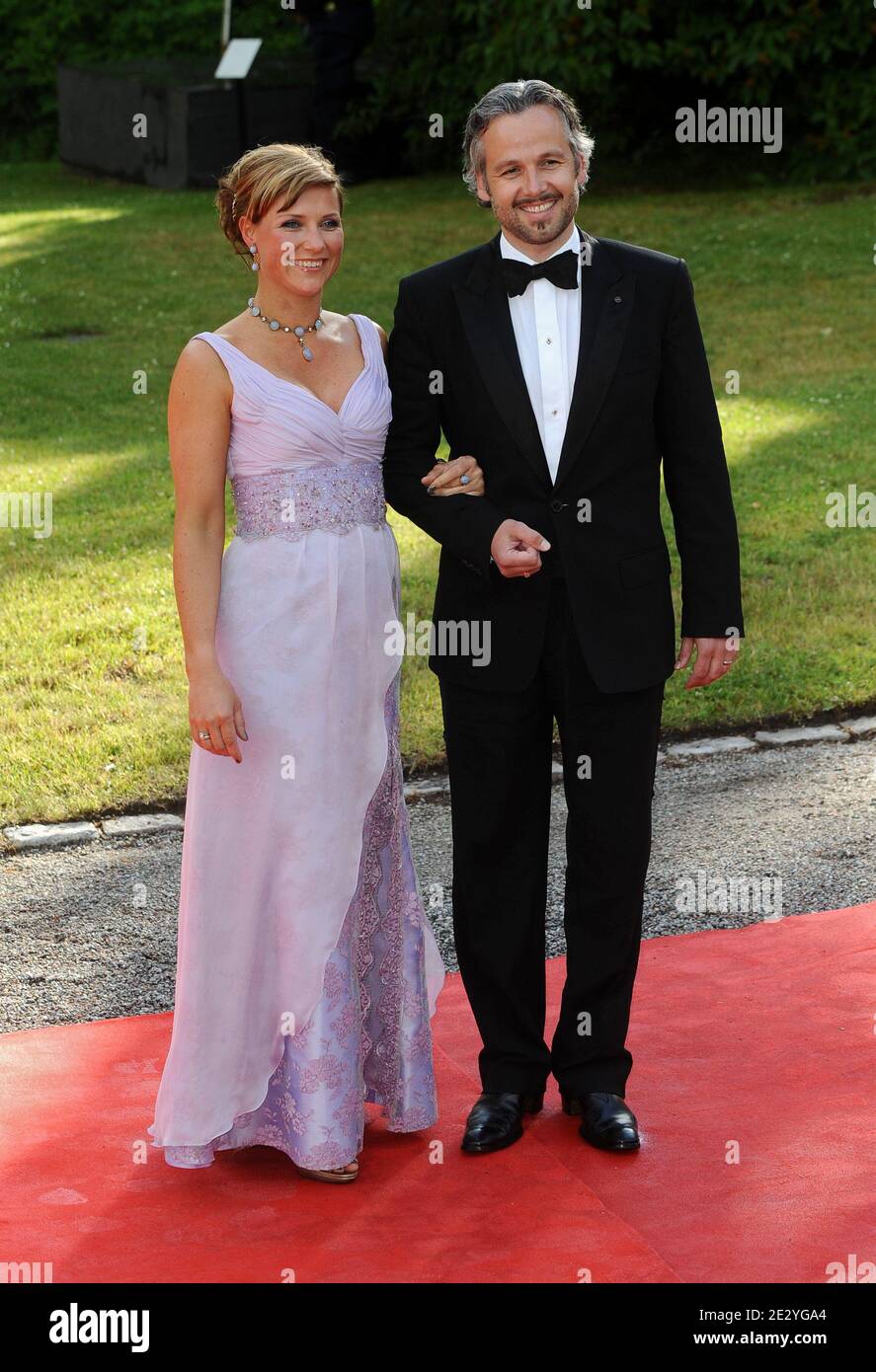 Princess Martha Louise of Norway with husband Ari Behn arriving at the ...