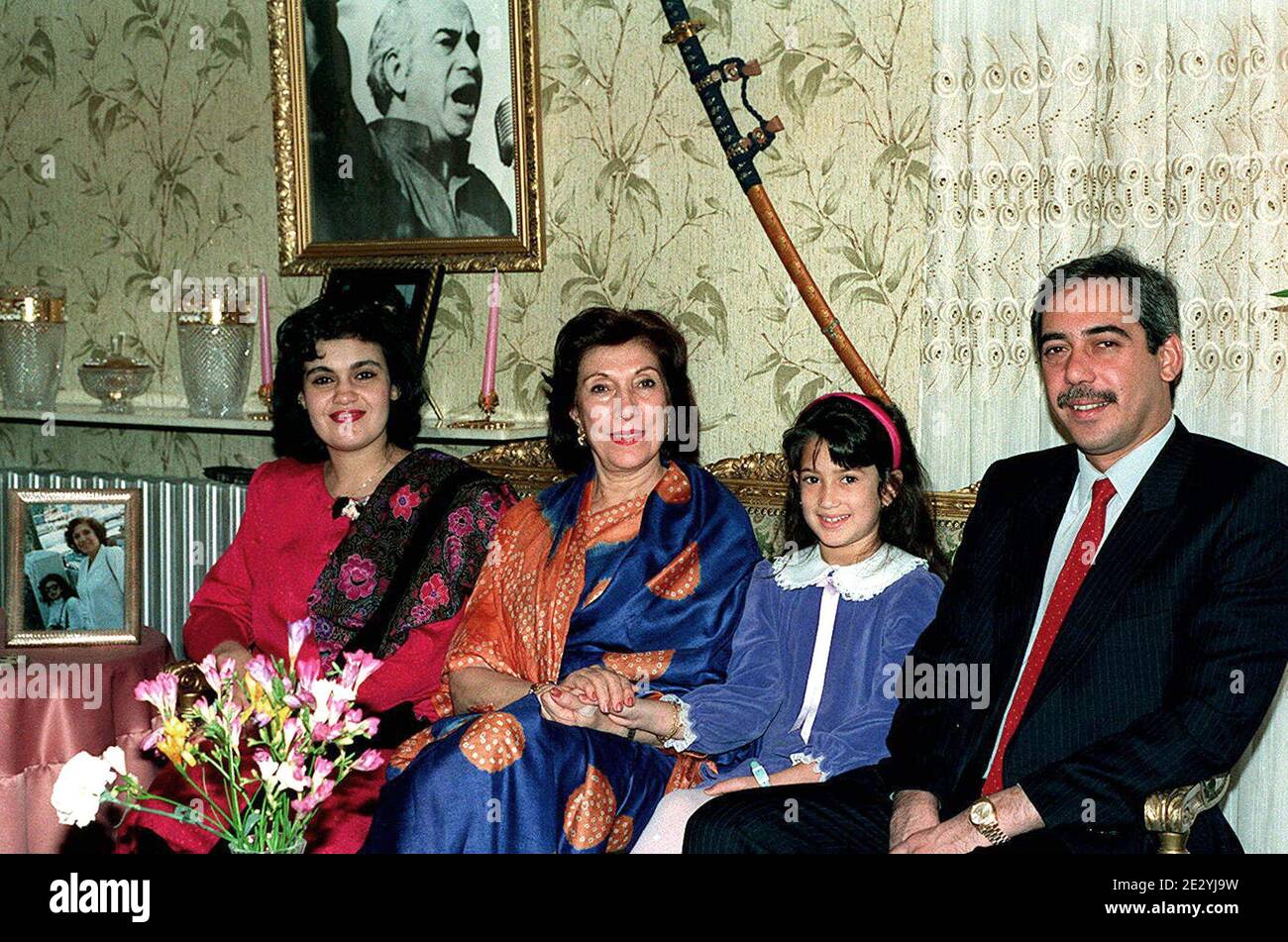 File photo dated 1989 shows Pakistani poet and writer Fatima Bhutto ...