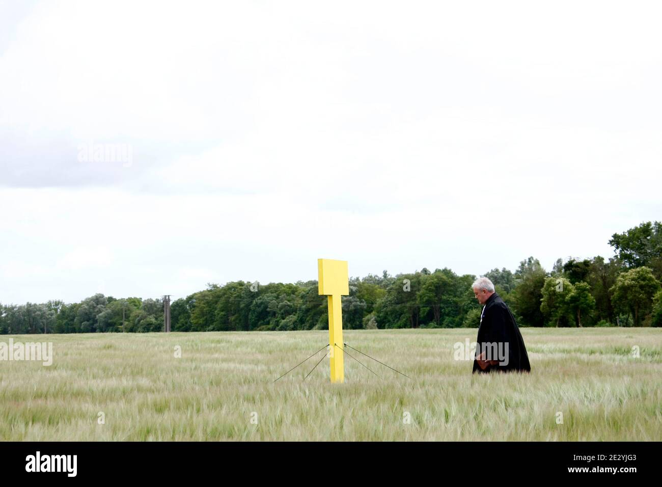 Reverend Pat Aldred during ceremony for military attendees for the ...