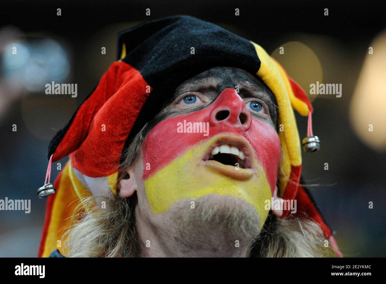 Germany's Fans during the 2010 FIFA World Cup South Africa Soccer match ...