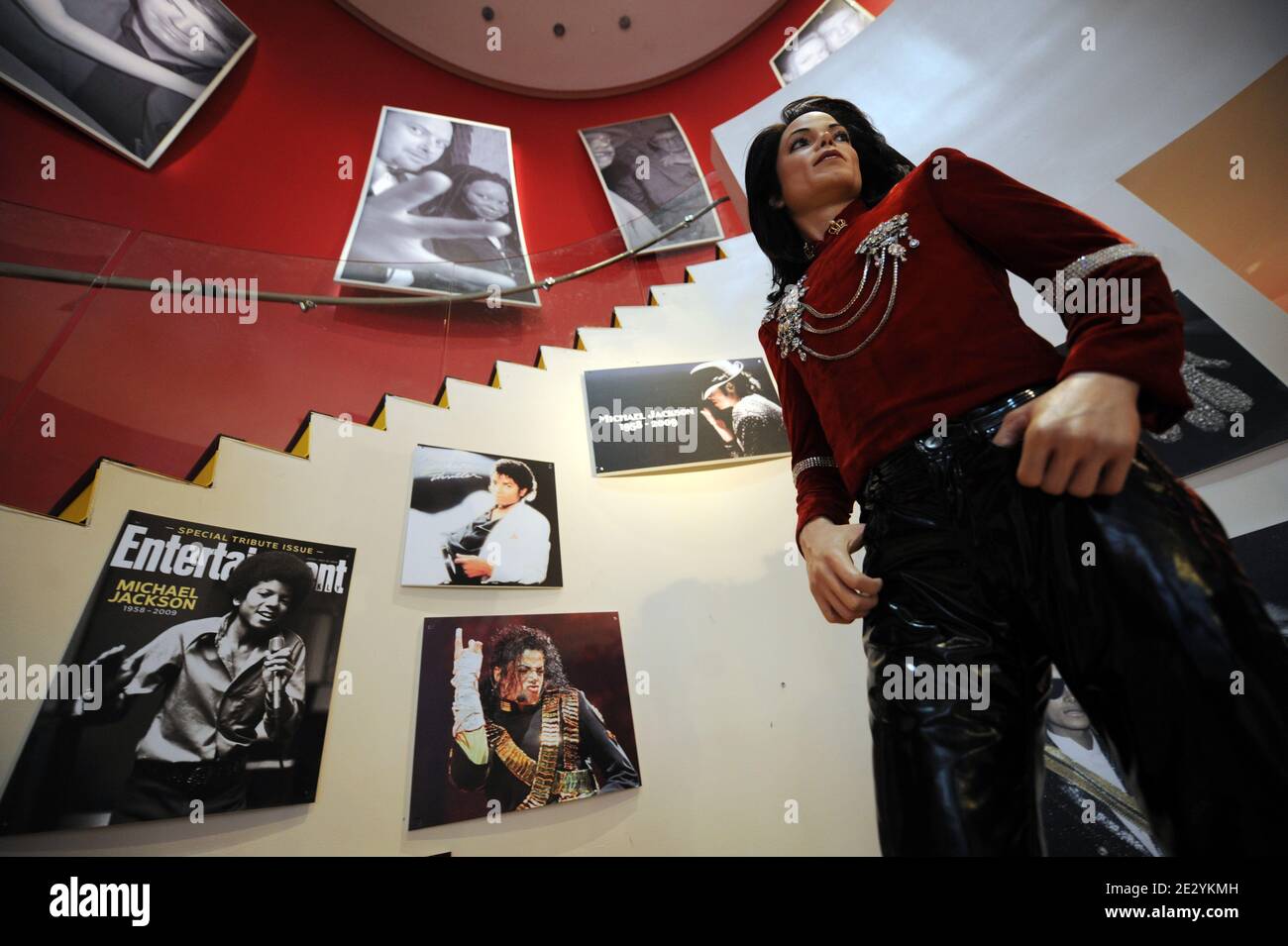 The Michael Jackson Wax figure appears on display at the Michael ...