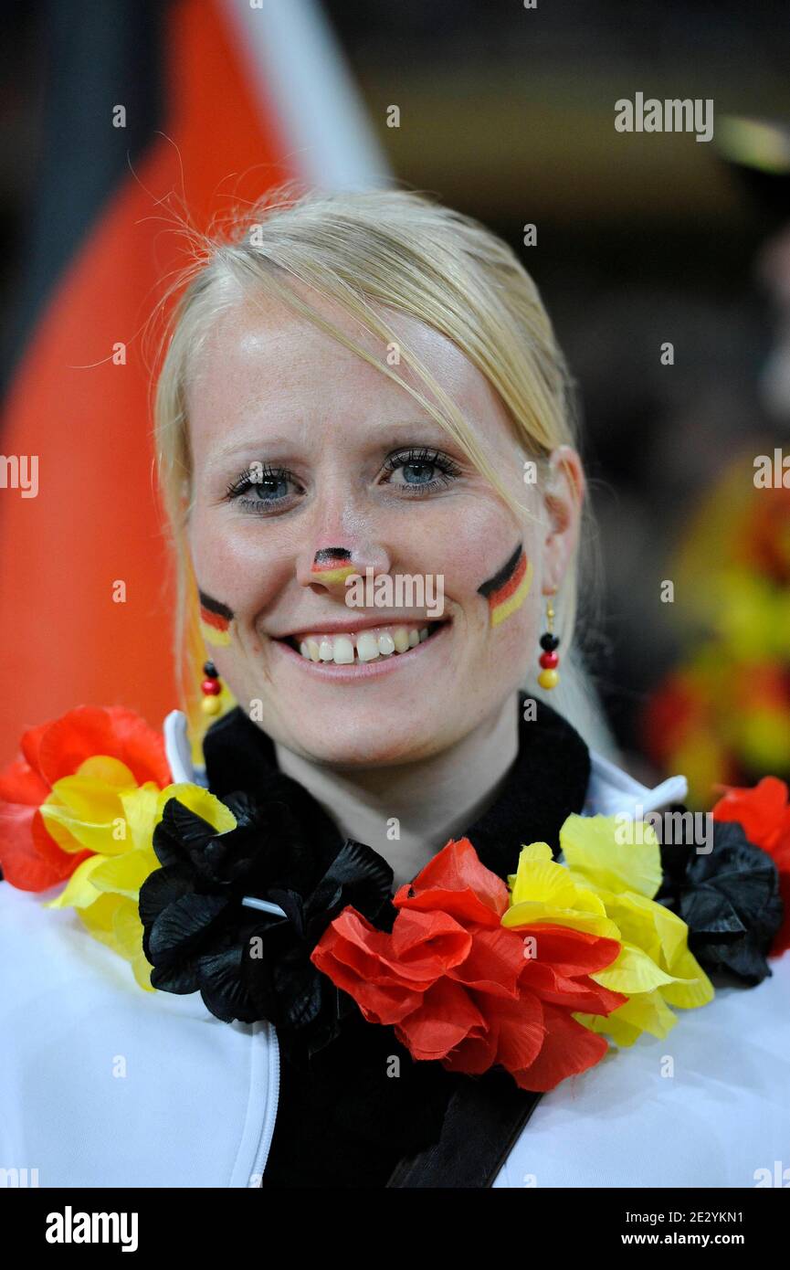 Germany's Fans during the 2010 FIFA World Cup South Africa Soccer match ...