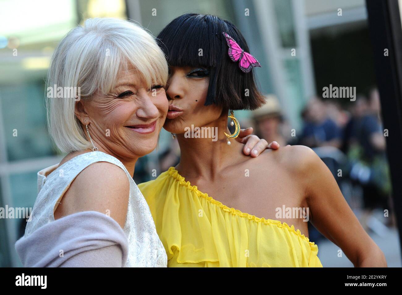 "Bai Ling and Helen Mirren attend the premiere of ""Love Ranch"" at the ...