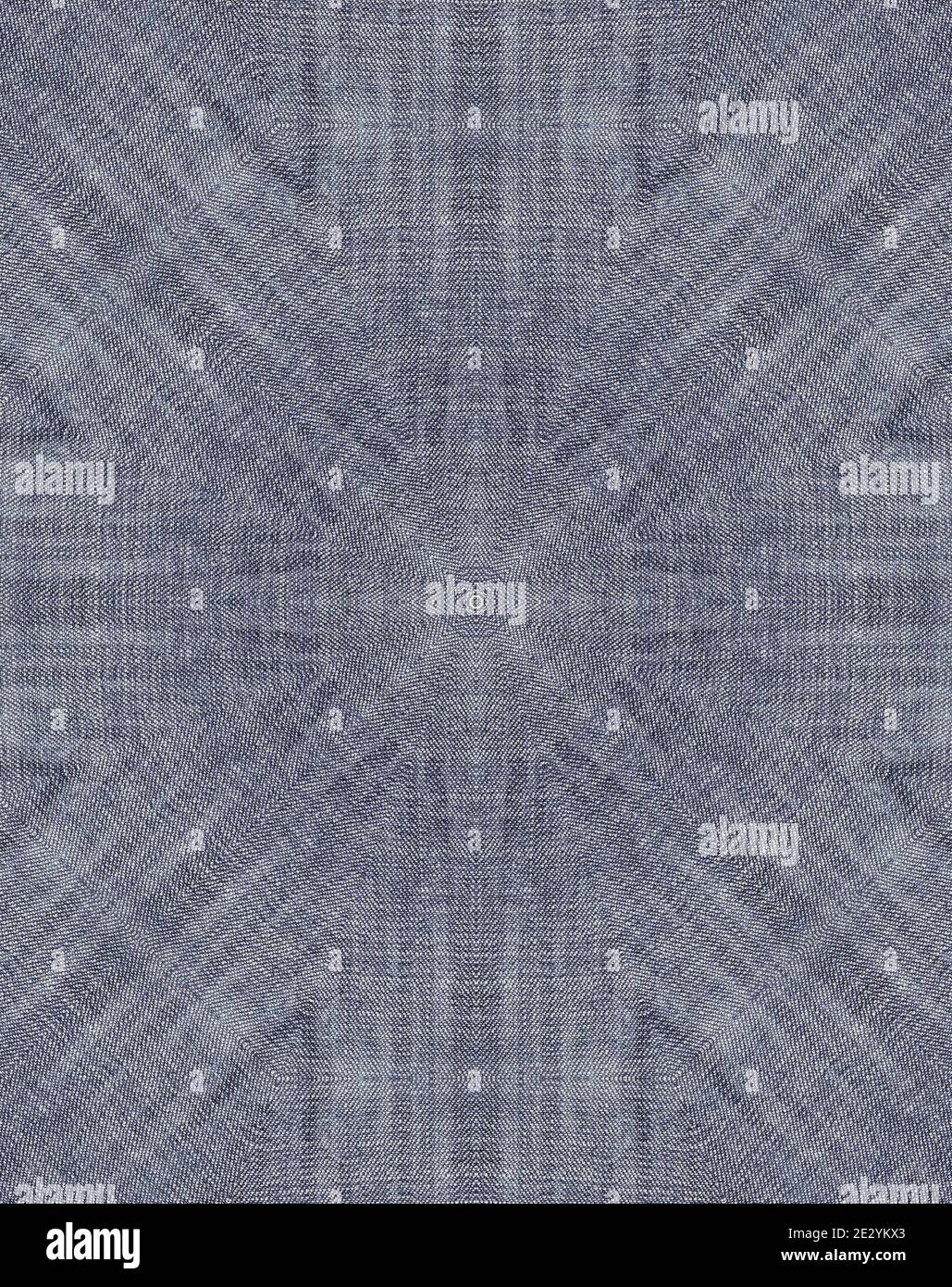 Jeans design.Grunge jeans pattern with seams. Jeans kaleidoscopic ...