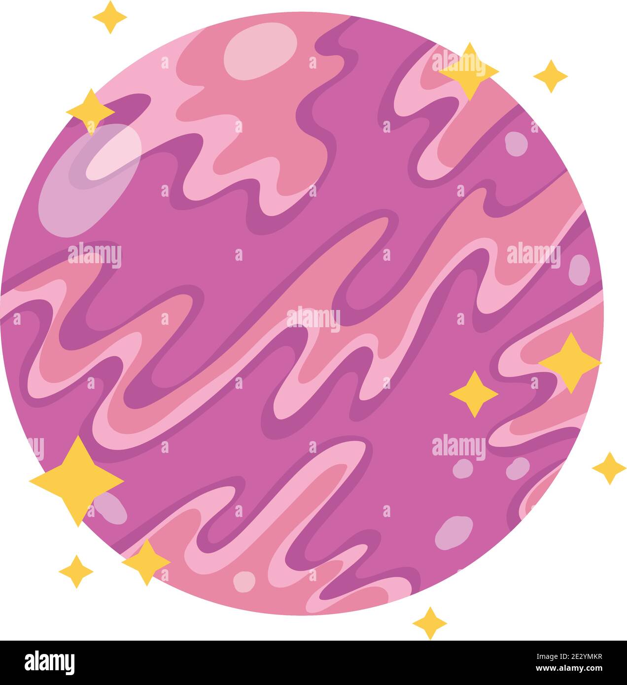 space planet pluto astronomy adventure explore cartoon vector ...