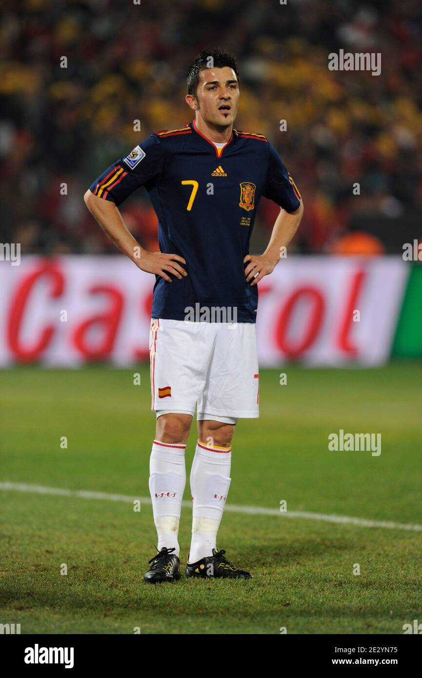 Spain's David Villa during the 2010 FIFA World Cup South Africa Soccer ...