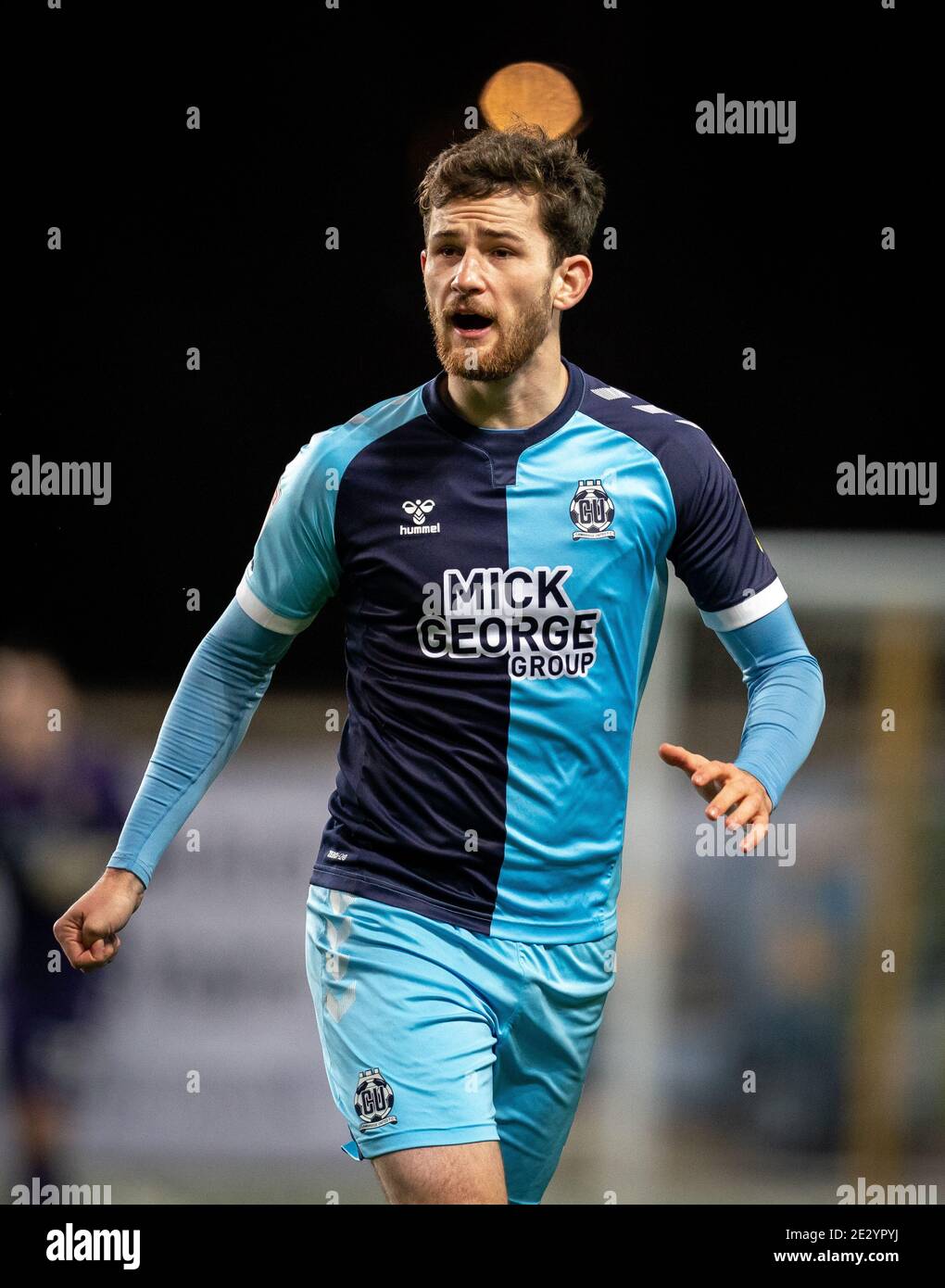 Oxford, UK. 12th Jan, 2021. Jack Iredale of Cambridge United during the ...