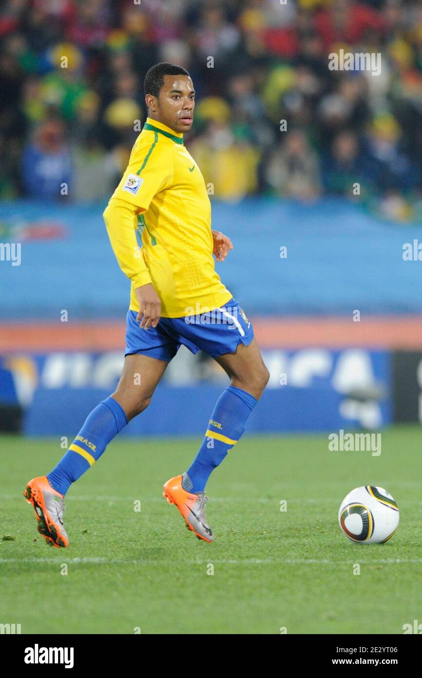 Brazil's Robinho during the 2010 FIFA World Cup South Africa 1/8 of ...