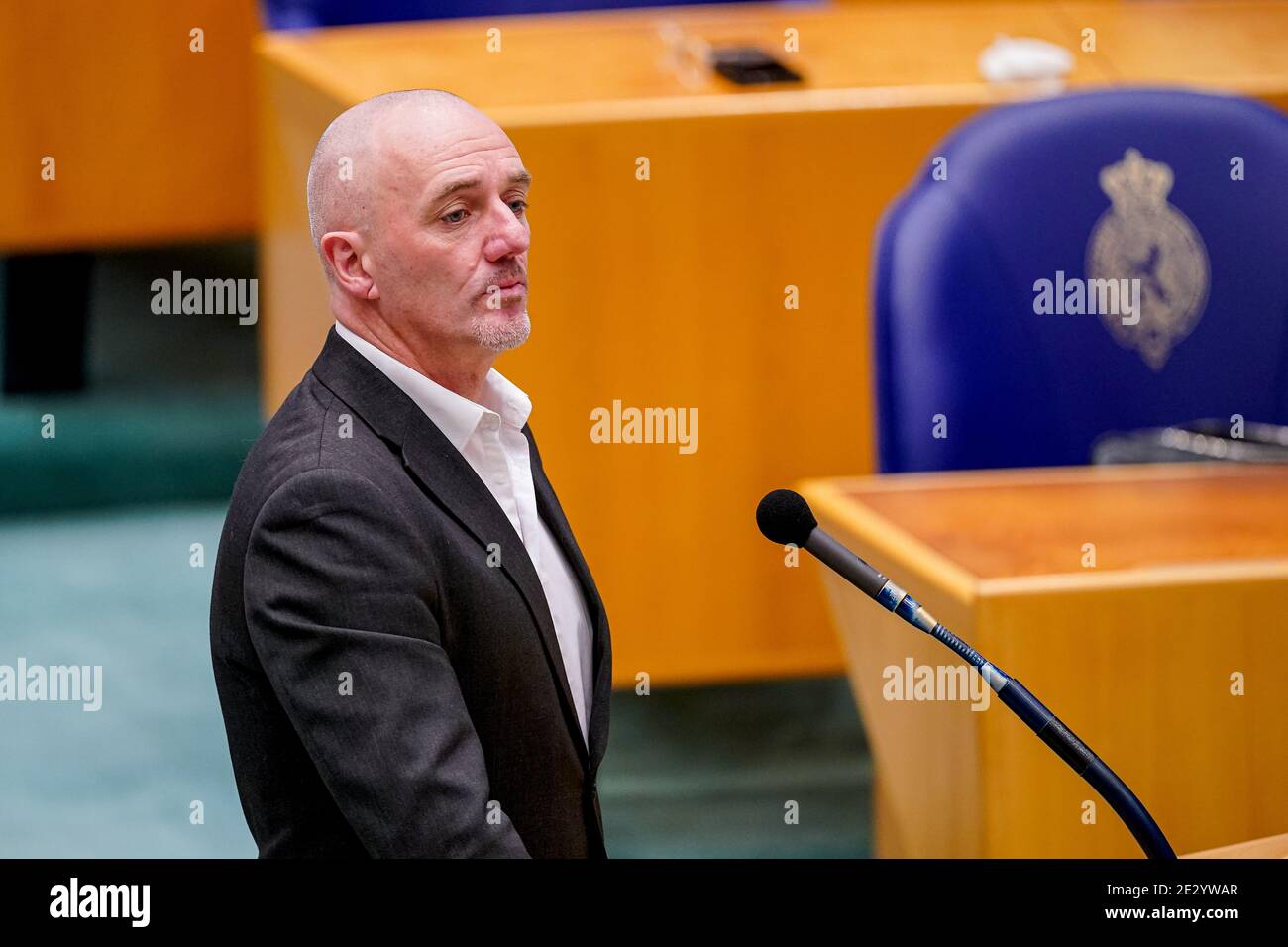 THE HAGUE, NETHERLANDS - JANUARY 12: Machiel de Graaf of PVV seen ...
