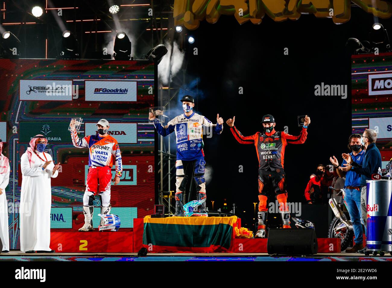 Yanbu and Jeddah, in Saudi Arabia. 15th Jan 2021. Gyenes Emanuel (rou ...