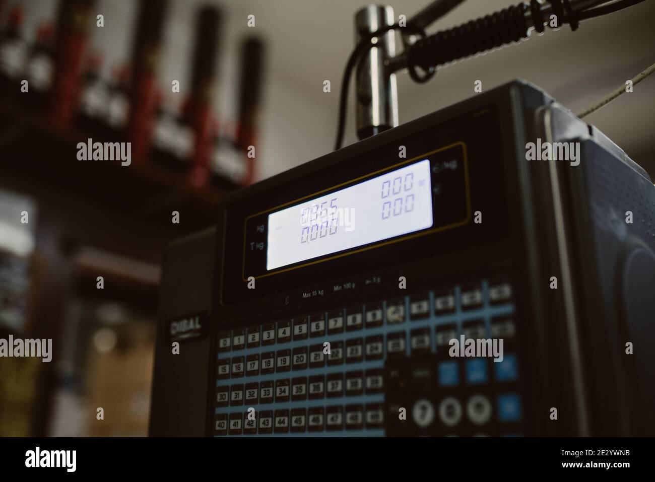black scale to weigh things Stock Photo - Alamy
