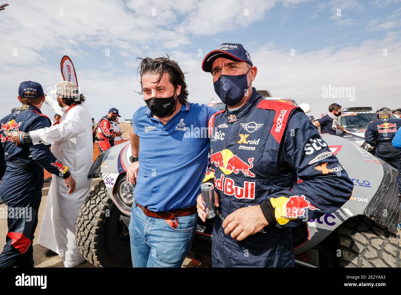 Castera David, Director of the Dakar Rally, Peterhansel Stephane (fra ...