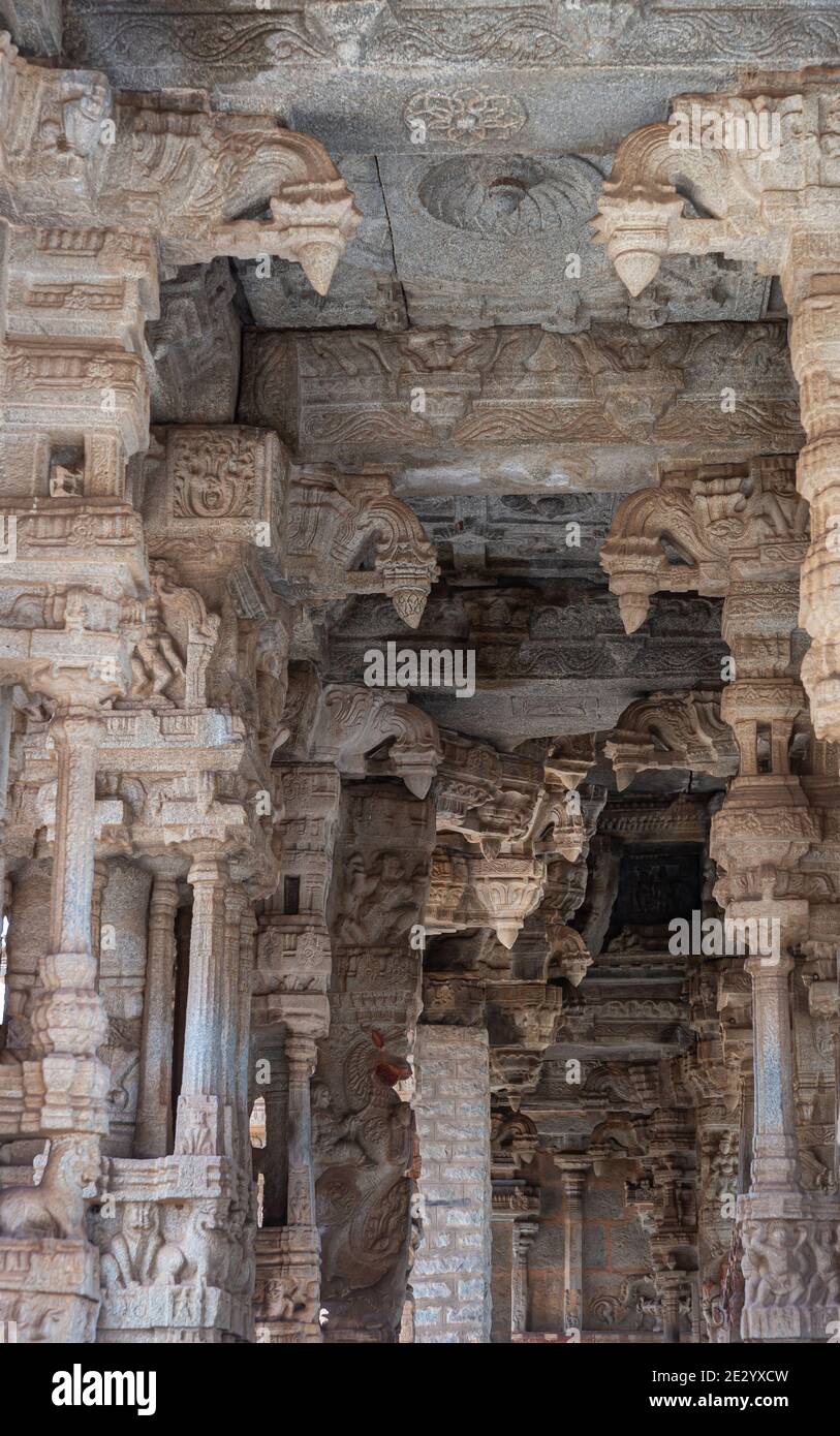Hampi, Karnataka, India - November 5, 2013: Vijaya Vitthala Temple ...