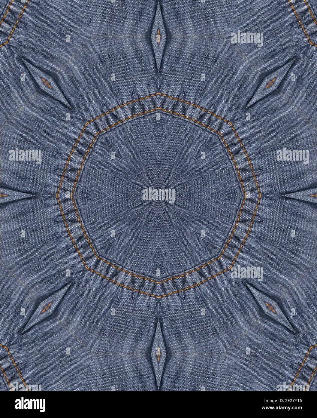 Jeans texture with seams. Abstract geometric ornament. Jeans Seamless ...