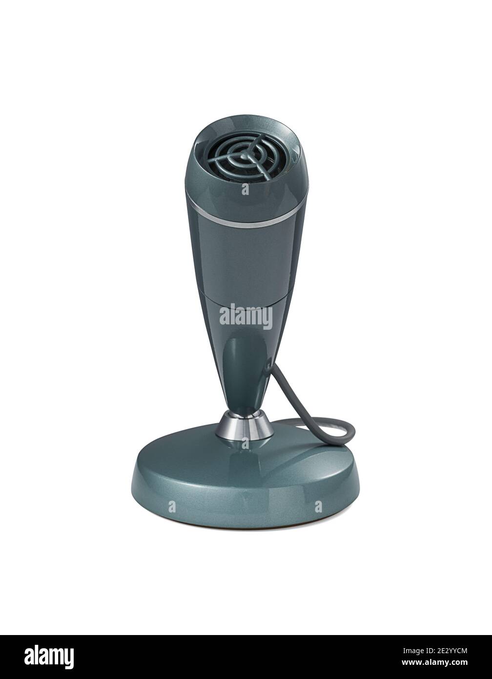 Classic microphone front view Cut Out Stock Images & Pictures - Alamy