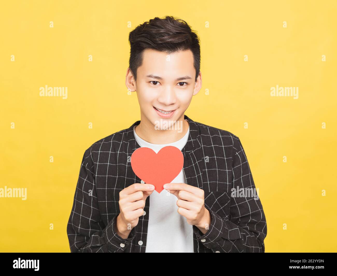 Man giving heart hi-res stock photography and images - Alamy