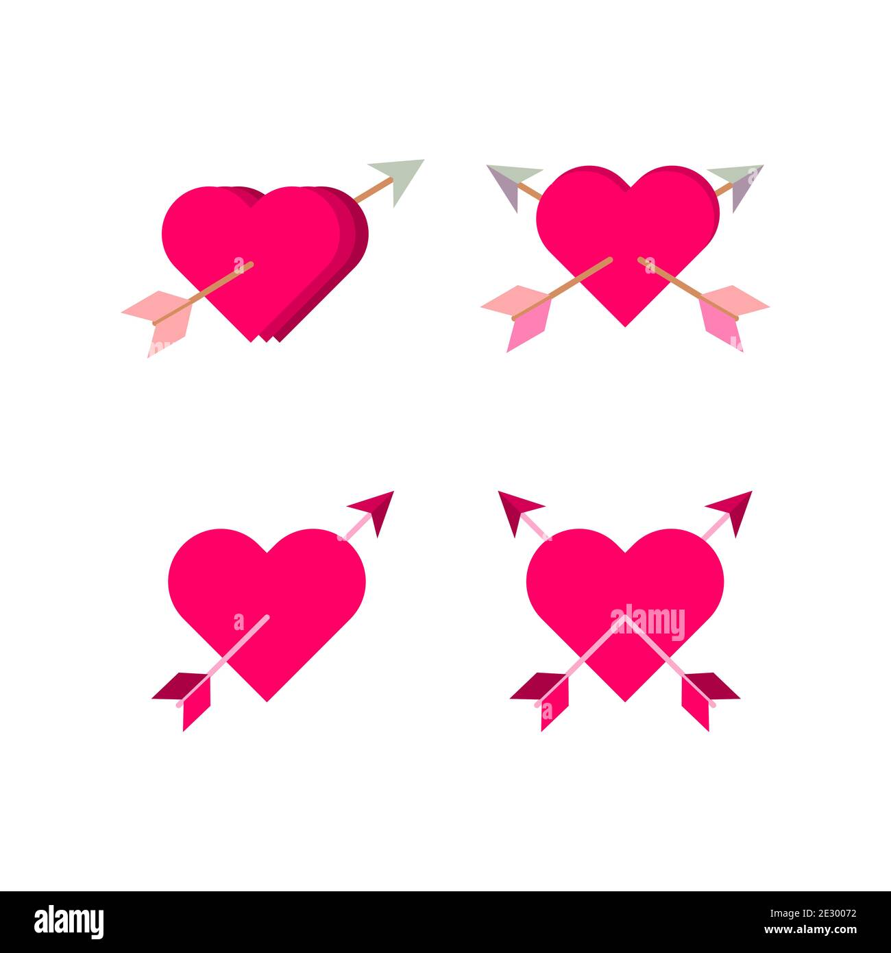 Heart And Arrow Clip Art
