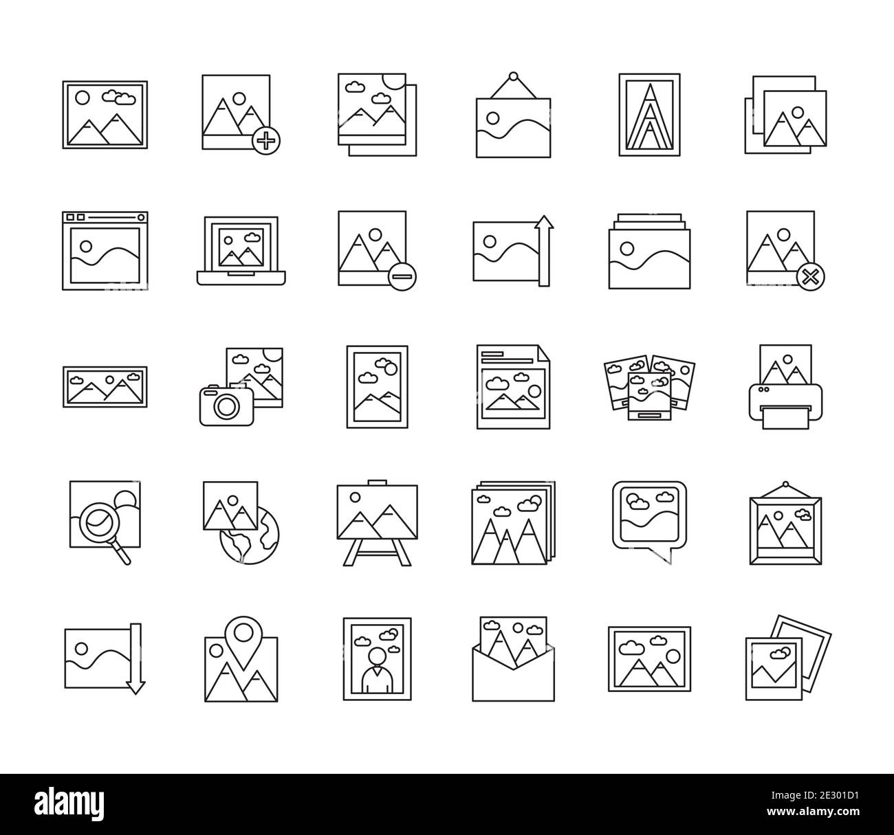 Photographs of landscapes Stock Vector Images - Alamy