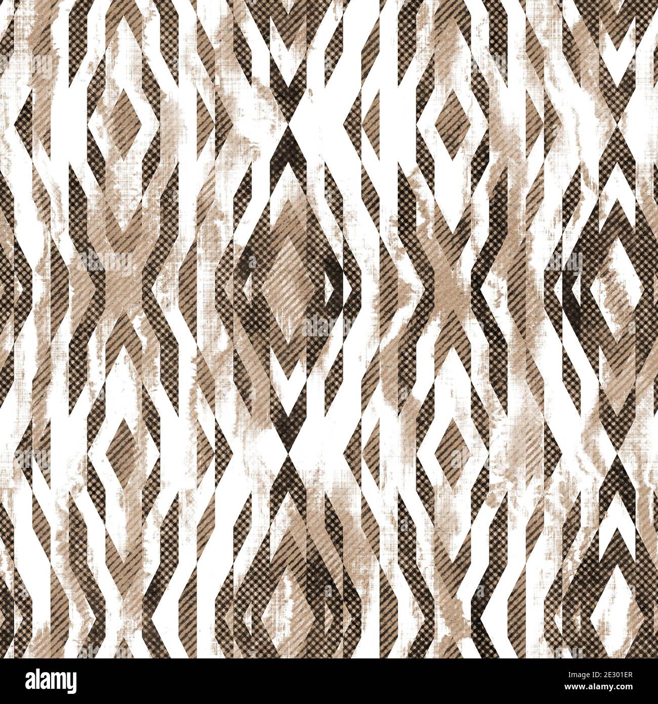 Seamless geometric pattern on cardboard for print Stock Photo - Alamy