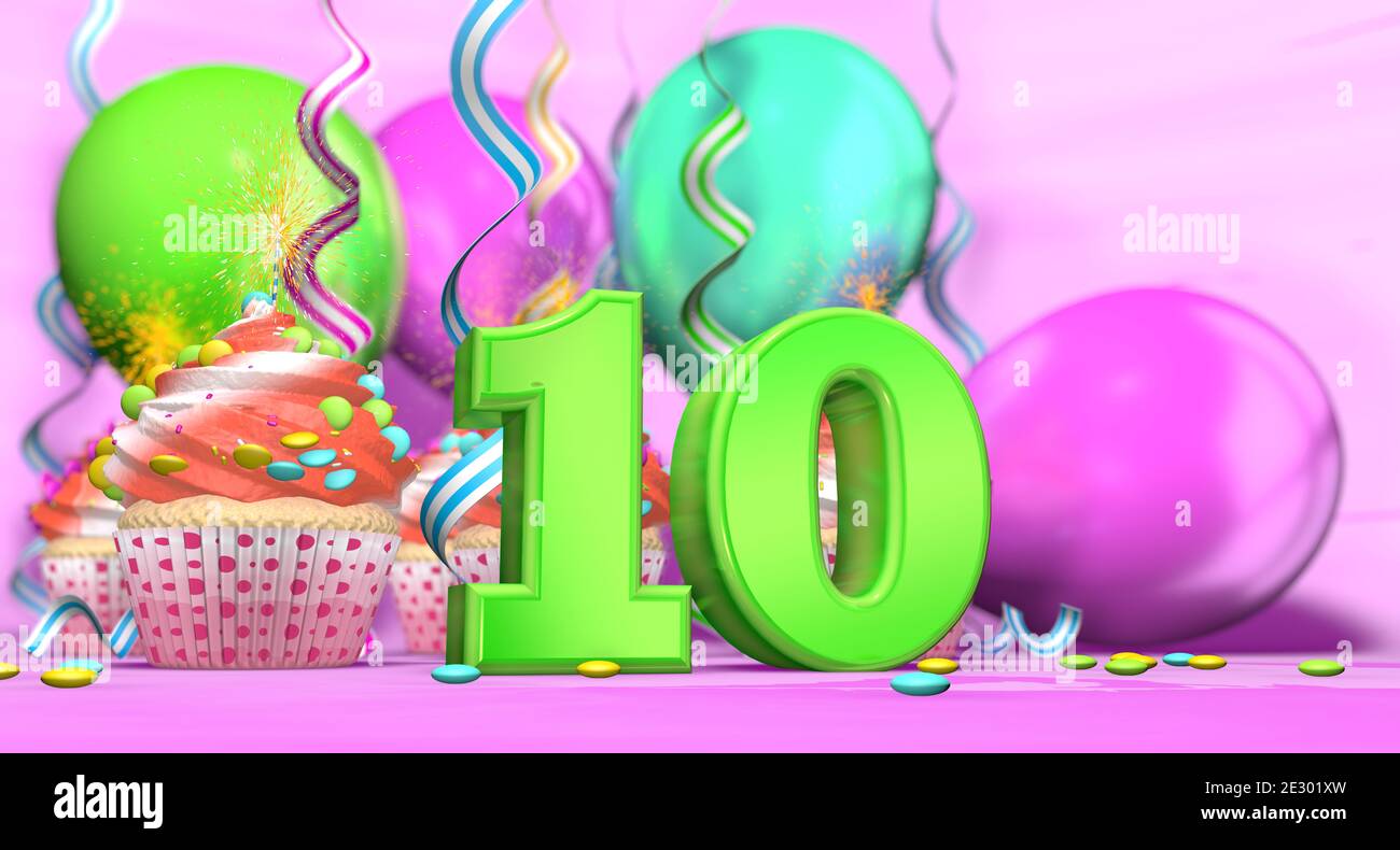 Number 10 party hi-res stock photography and images - Alamy