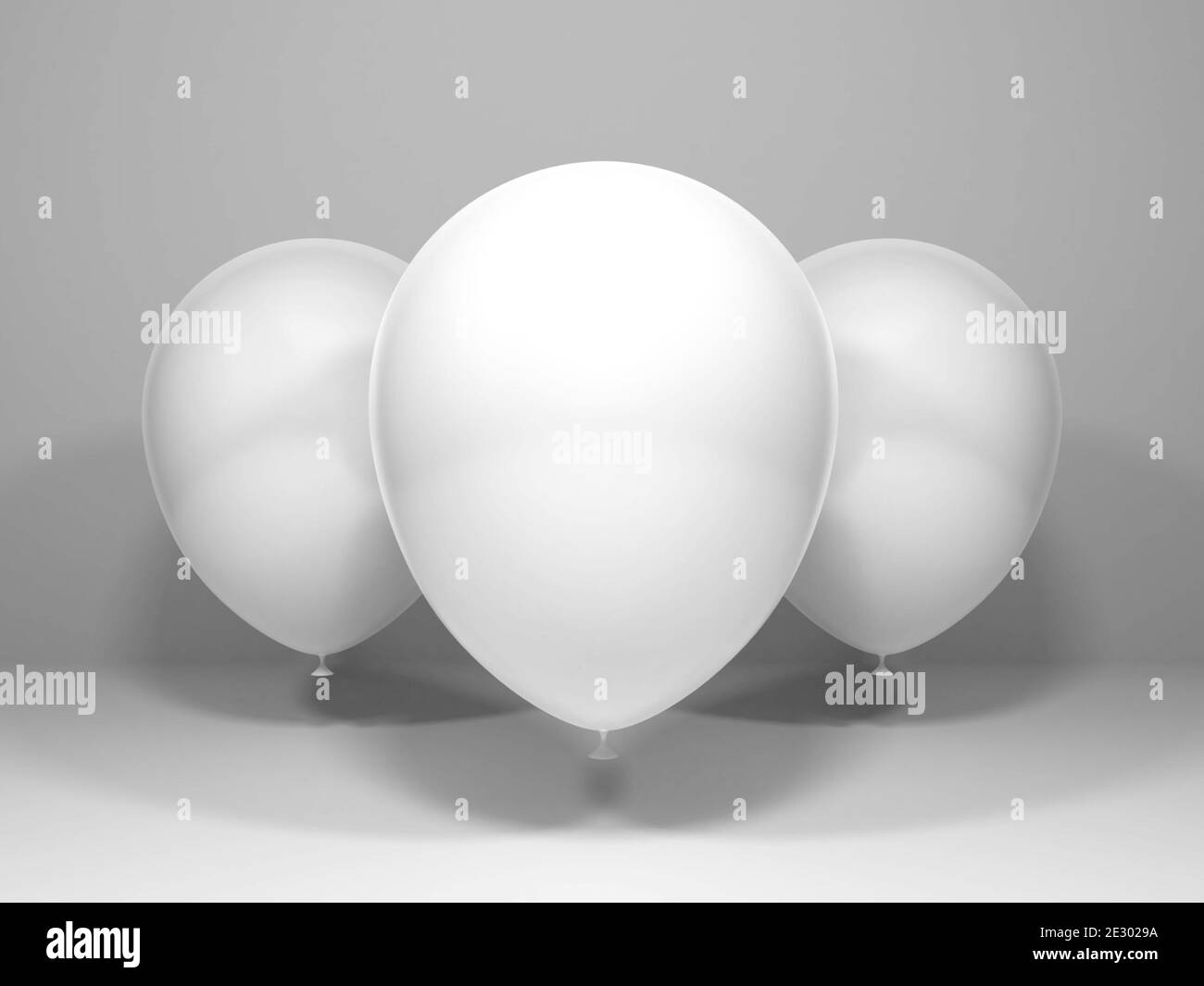 Realistic Balloon Mockup Template Stock Photo - Alamy