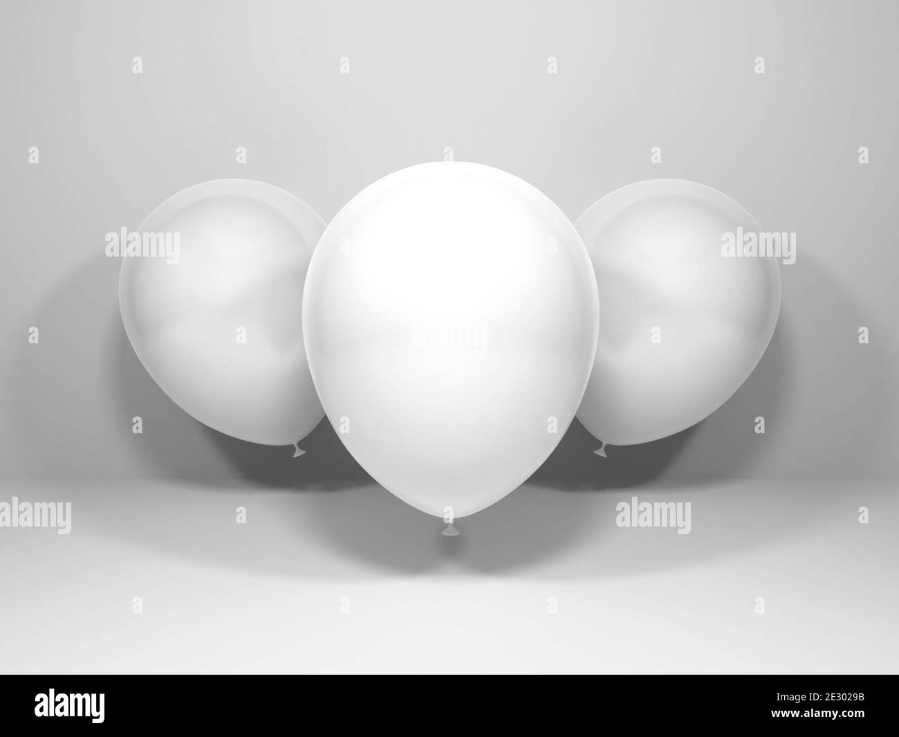 Realistic Balloon Mockup Template Stock Photo - Alamy