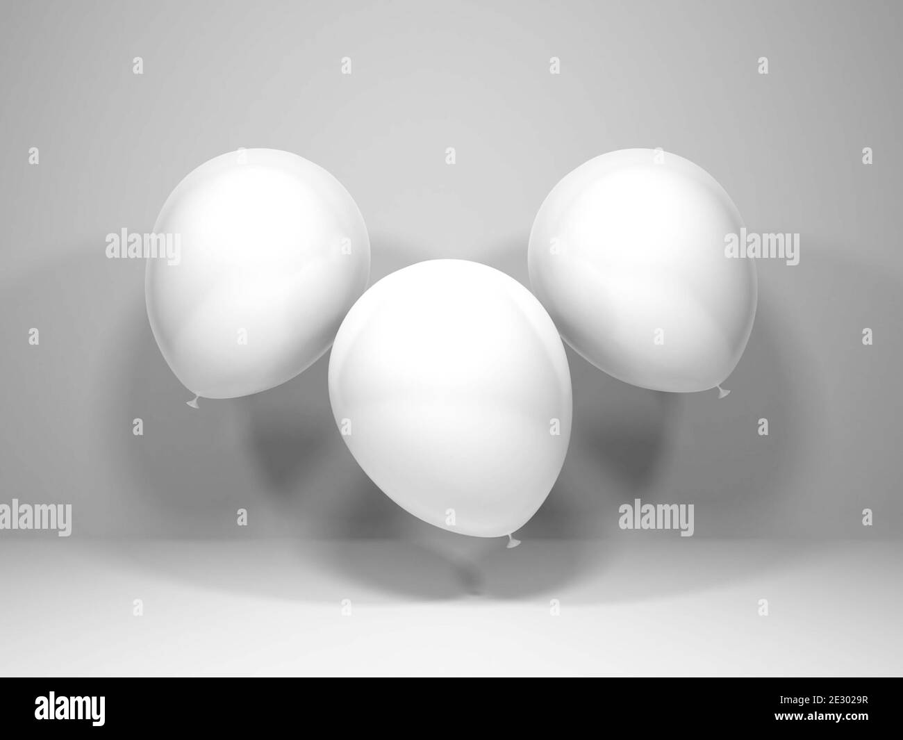 Realistic Balloon Mockup Template Stock Photo - Alamy